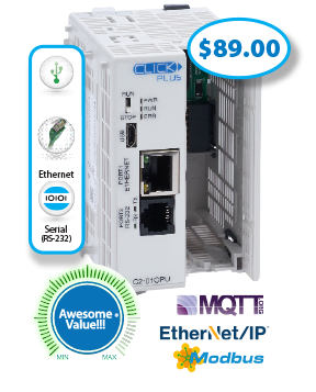 Features of the CLICK PLUS PLC
