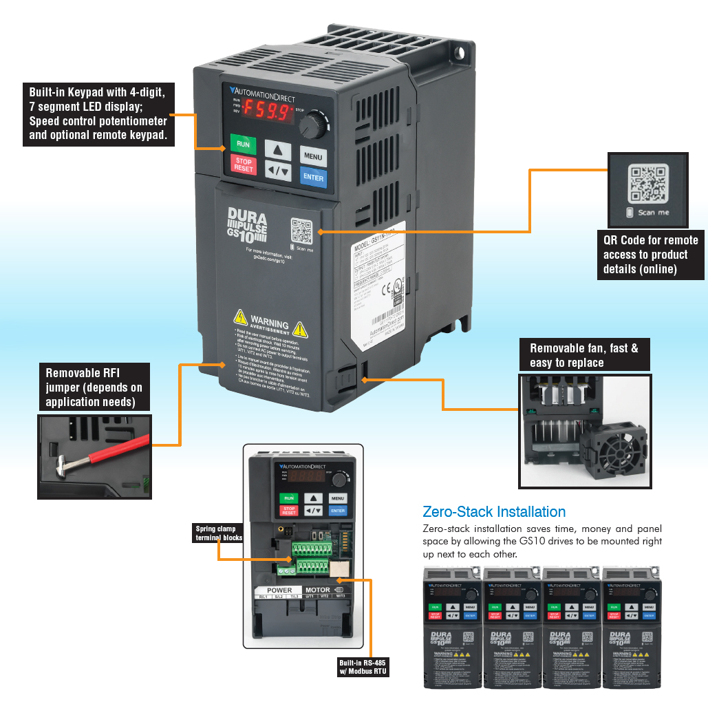 AC Drives GS10 | AutomationDirect