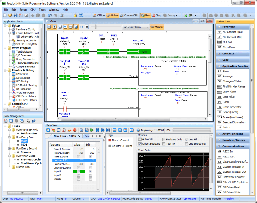 Productivity2000 Software Features